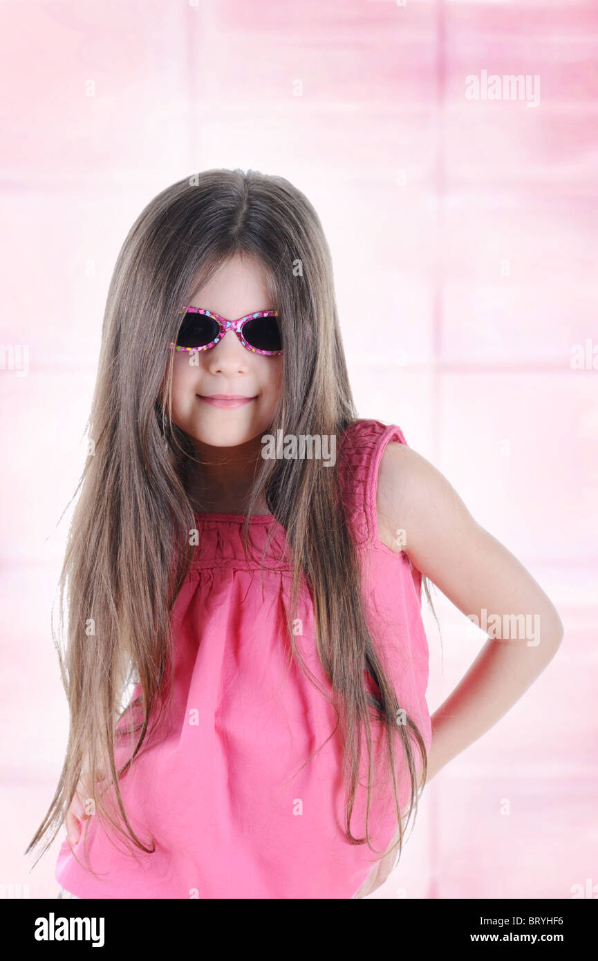 Youn girl posing hi-res stock photography and images - Alamy