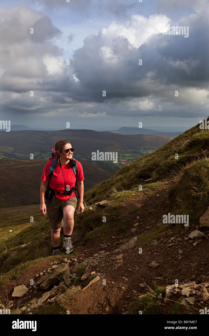 Female walker mountains hi-res stock photography and images - Alamy