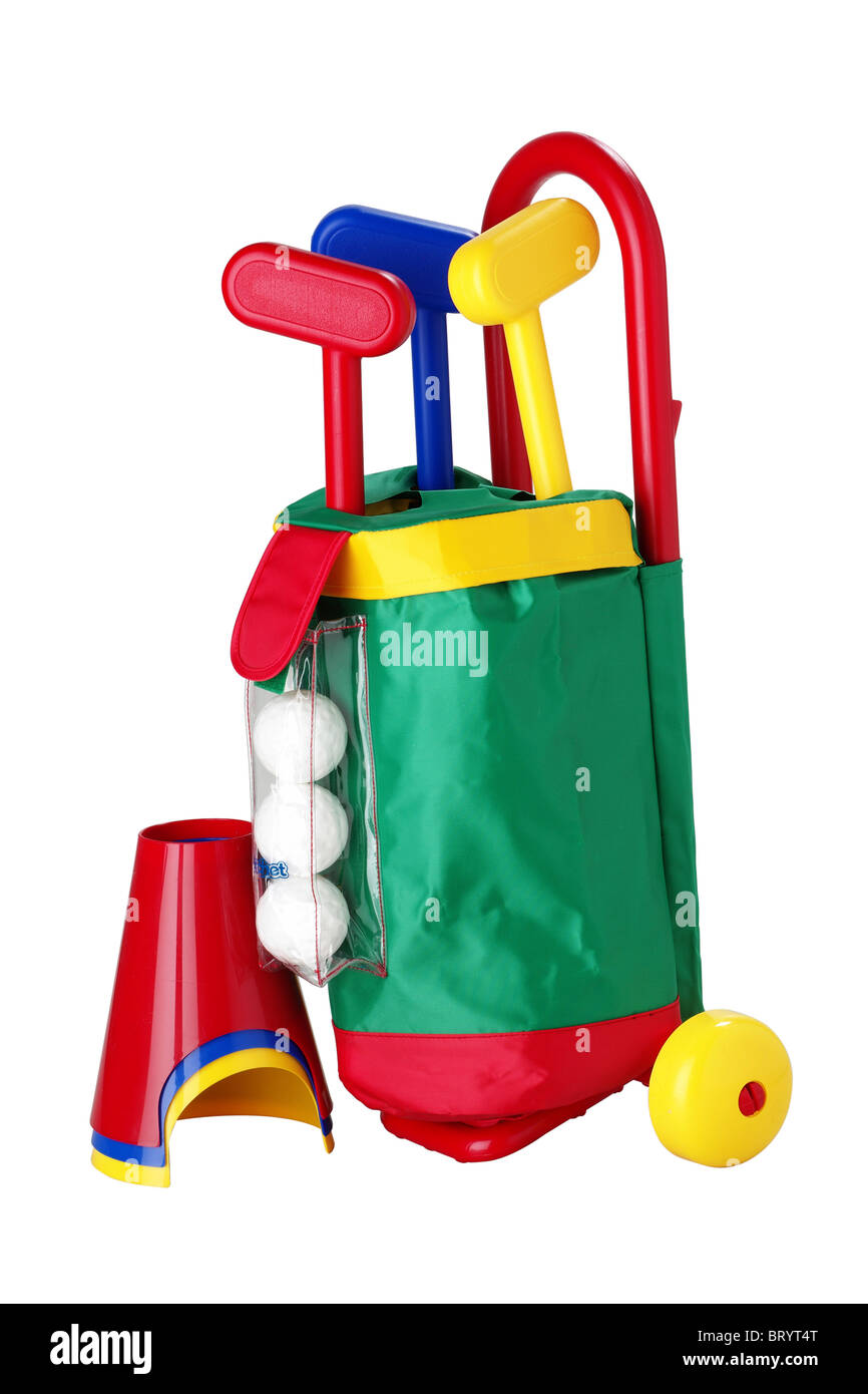 Toy golf set Stock Photo - Alamy