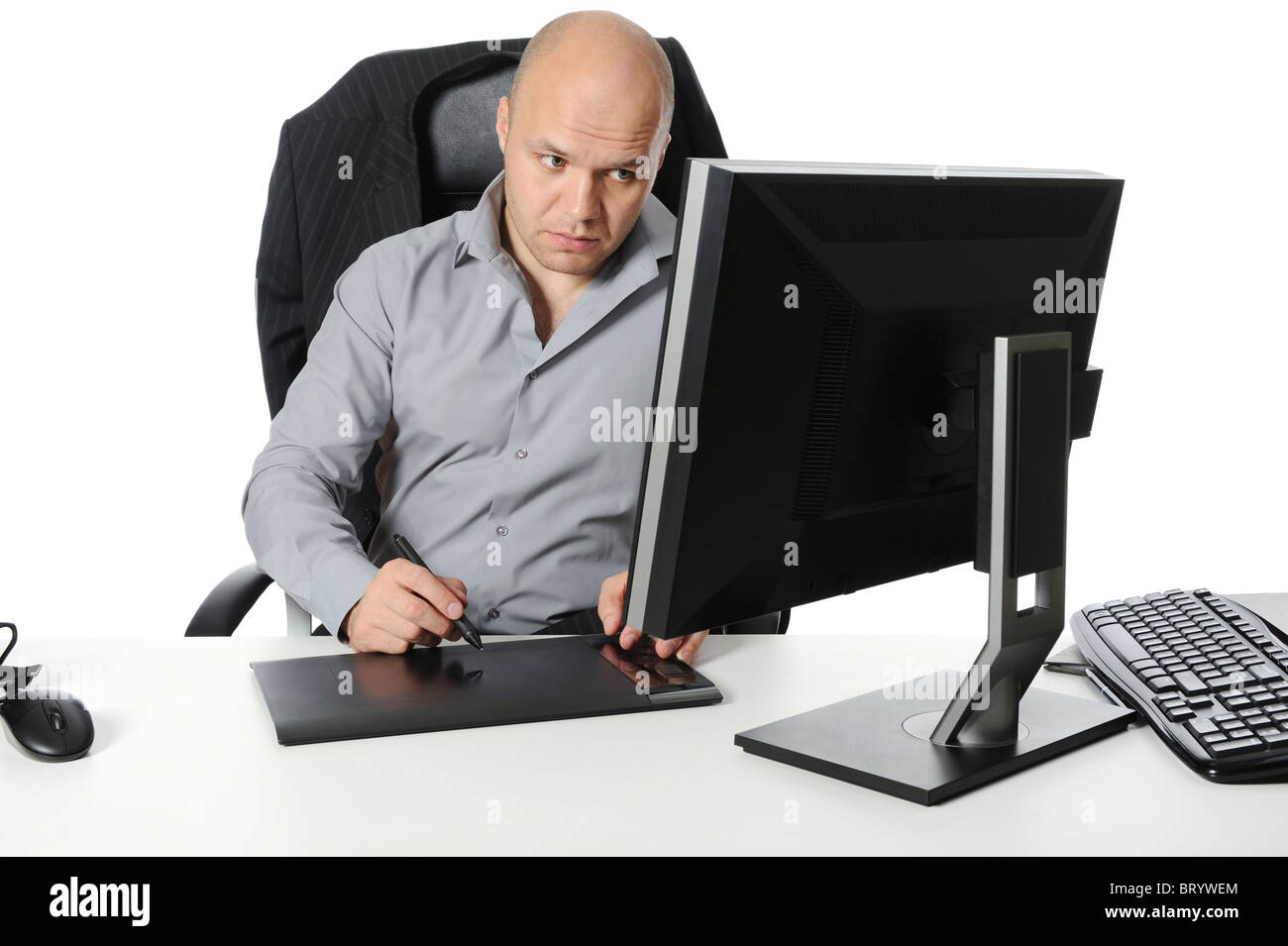 man in office Stock Photo - Alamy