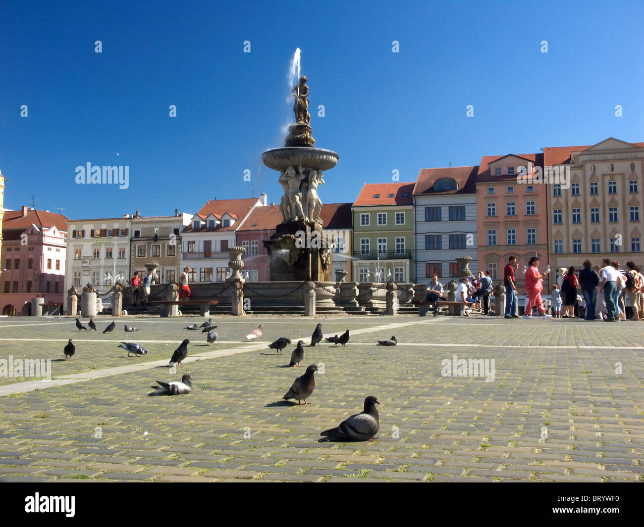 square in city Stock Photo - Alamy