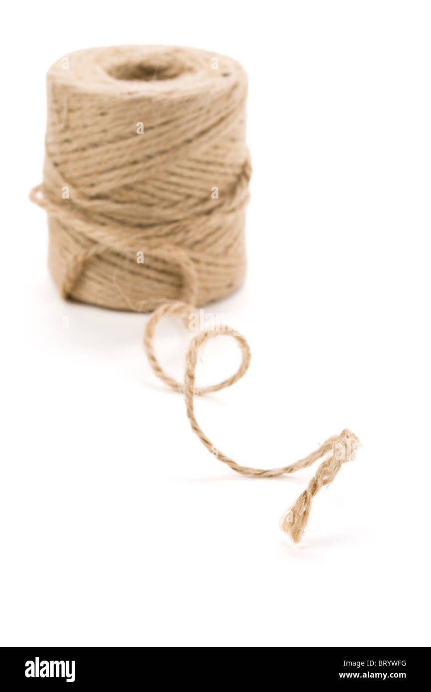 Brown String close up shot Stock Photo - Alamy