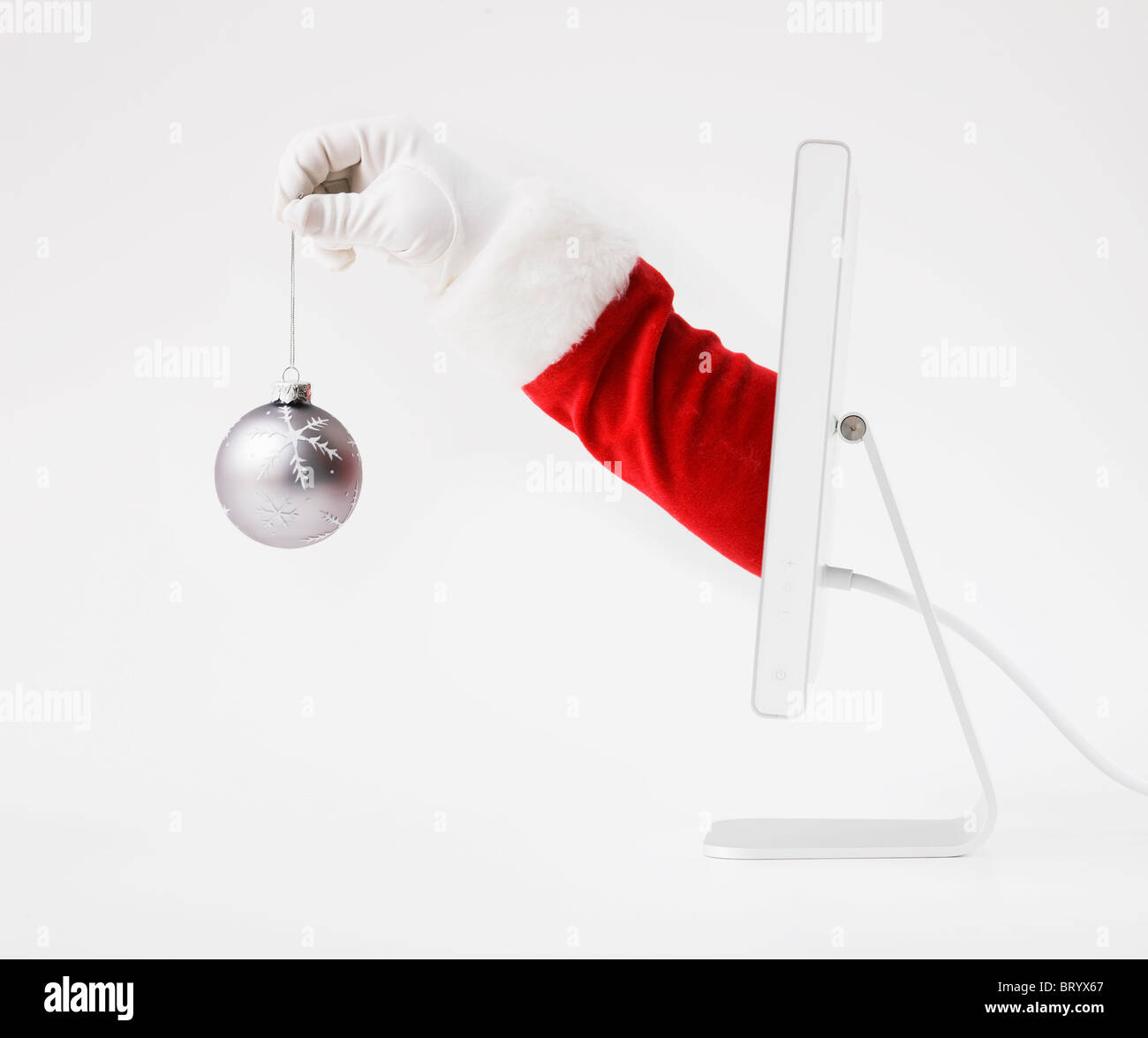 Hand coming out of computer hi-res stock photography and images - Alamy