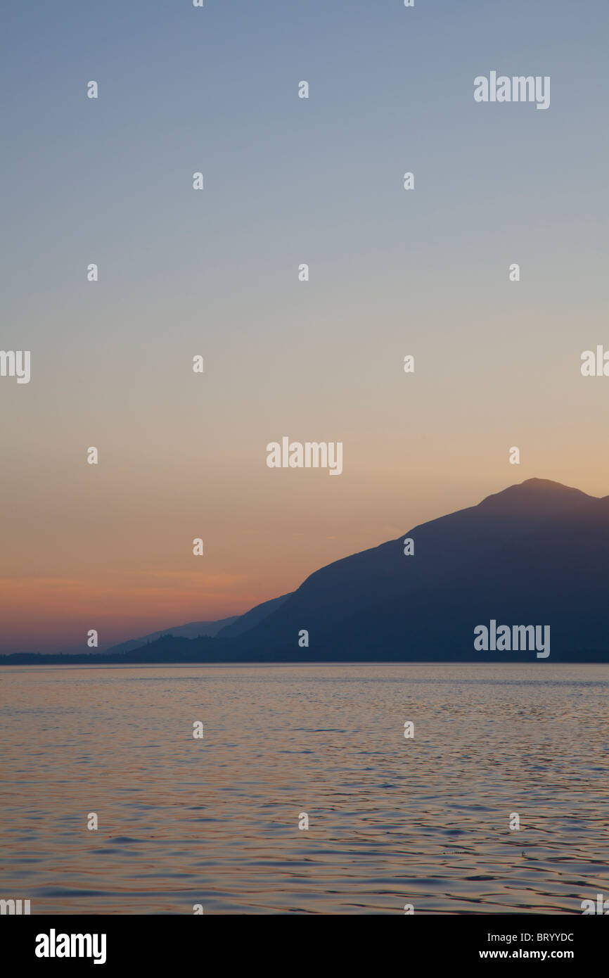Sunset over Loch Linnhe in Scotland Stock Photo - Alamy
