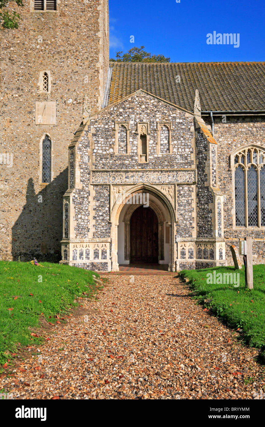 The South Porch of the Church of All Saints at East Tuddenham, Norfolk ...
