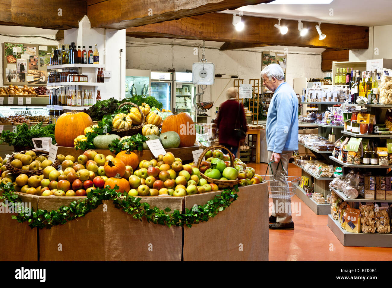 Priory Farm, Nutfield, farm shop Stock Photo - Alamy