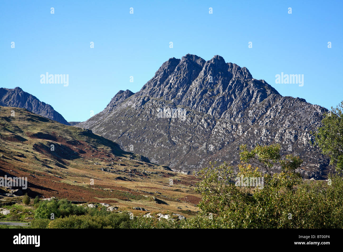 Tryfan Mountain Conwy North Wales Glyderau Range UK United Kingdom ...