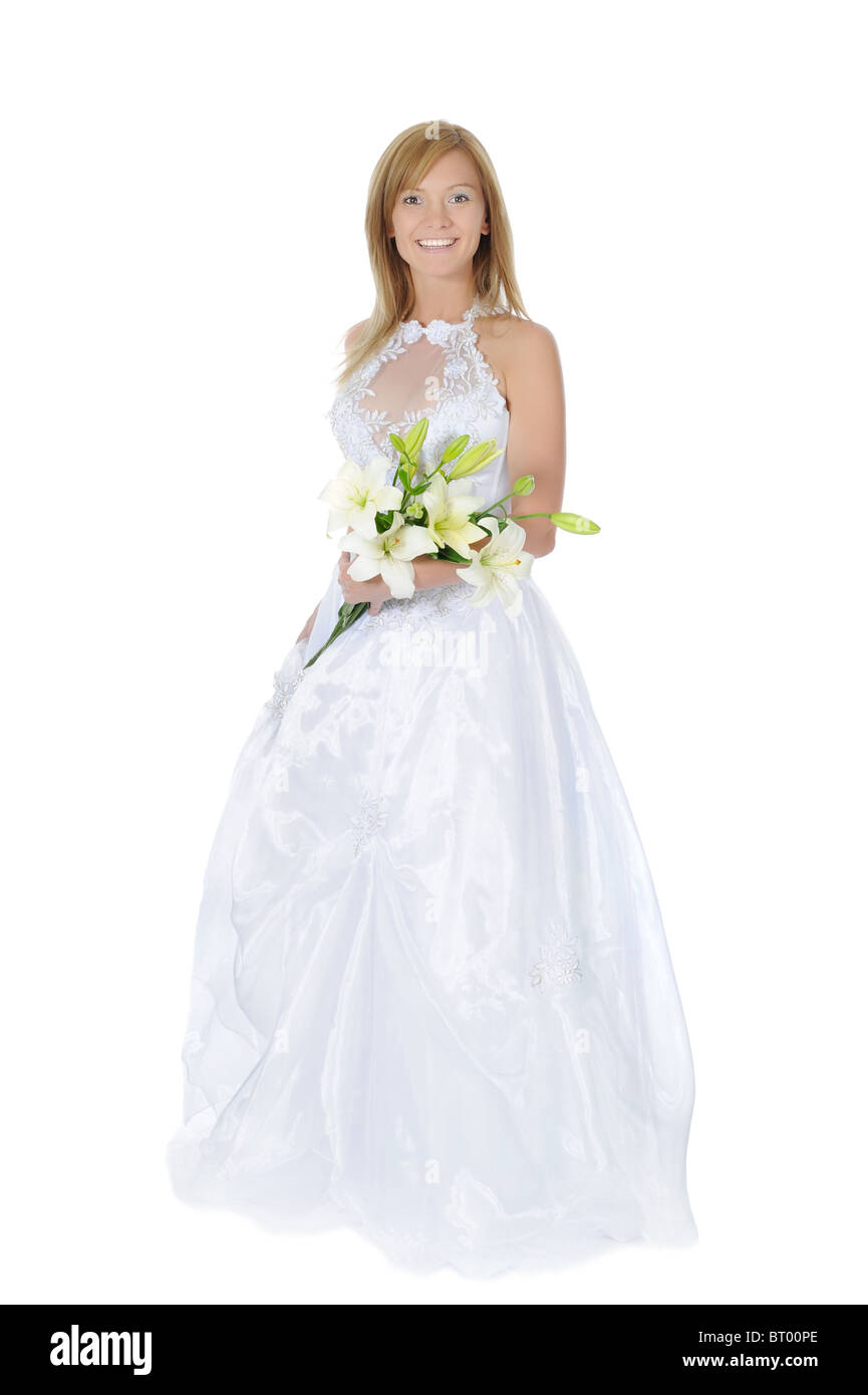 Cheerful bride Cut Out Stock Images & Pictures - Alamy