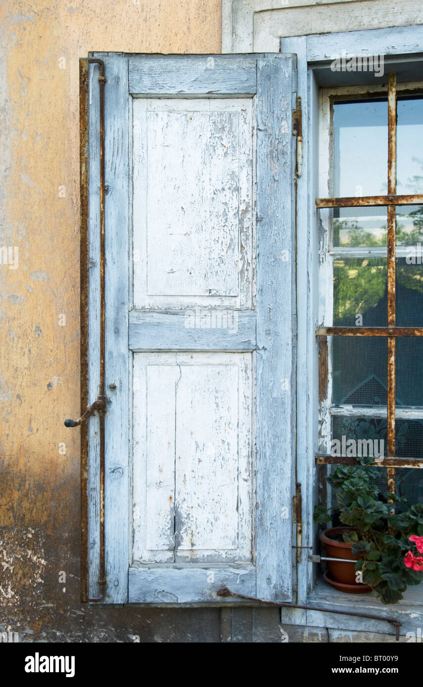 Old Shutters;Rusty;Window Frame Stock Photo - Alamy