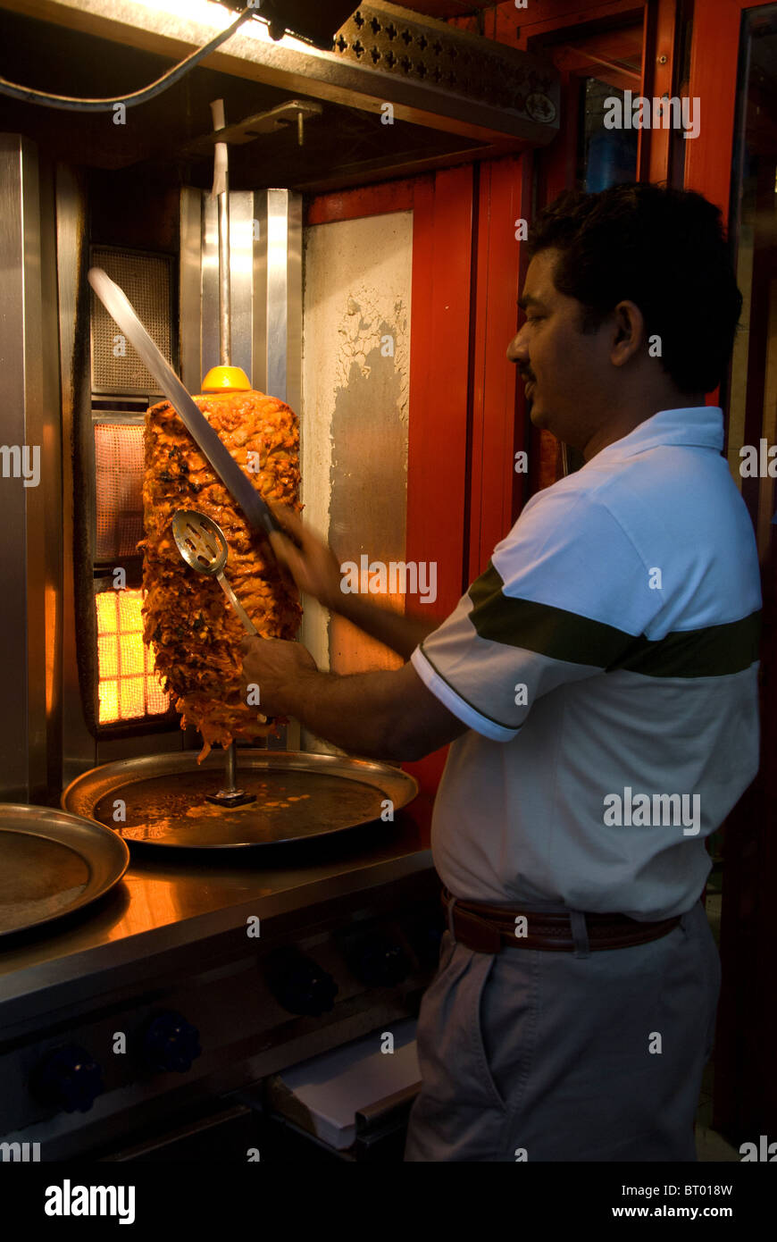 Doner kebab in Dubai Stock Photo - Alamy