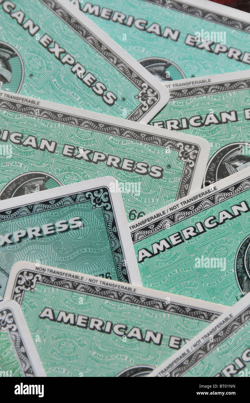 American Express cards Stock Photo - Alamy