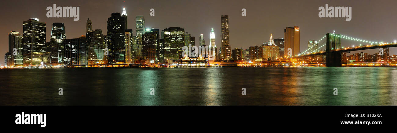 Sight of Wall Manhattan from Brooklyn, Manhattan, New-York, United ...