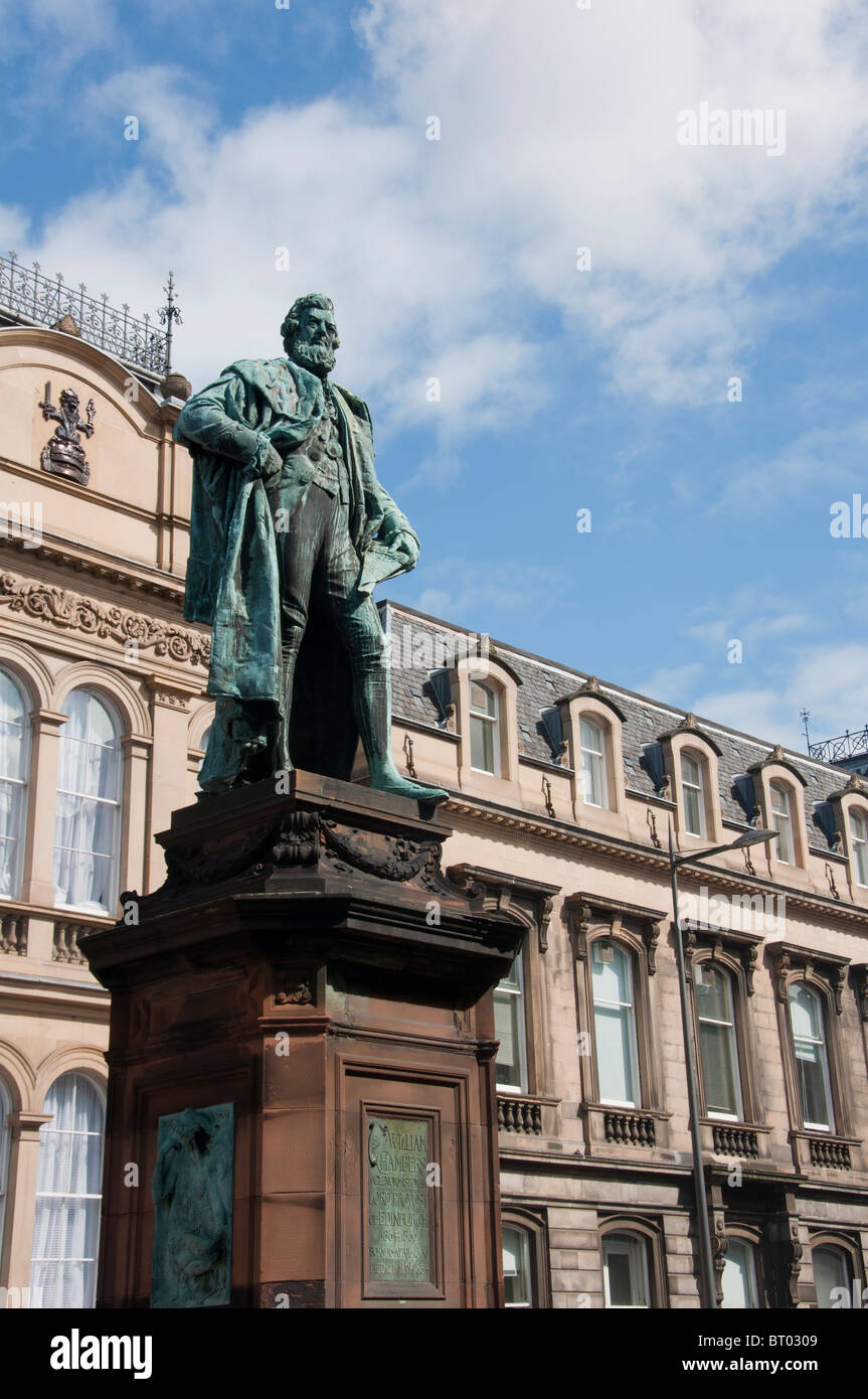 Bronze statue of William Chambers outside the Crown Office, Chambers ...