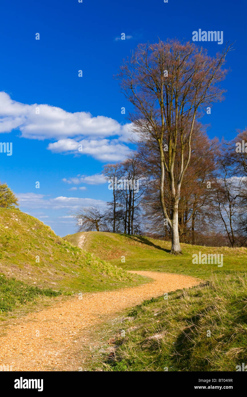 Danebury Hill Fort an Iron Age Hill Fort near Andover in Hampshire ...
