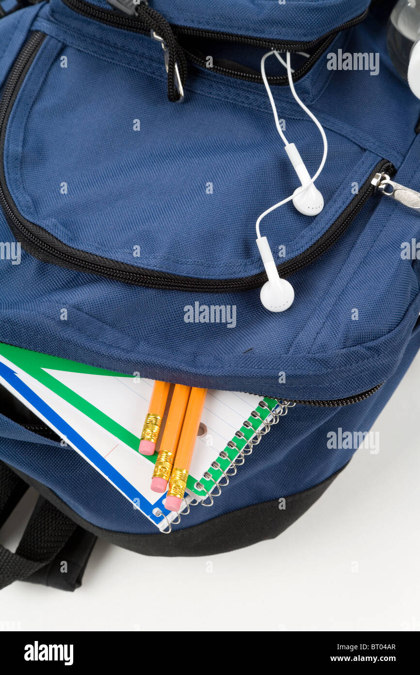 School book bag hi-res stock photography and images - Alamy
