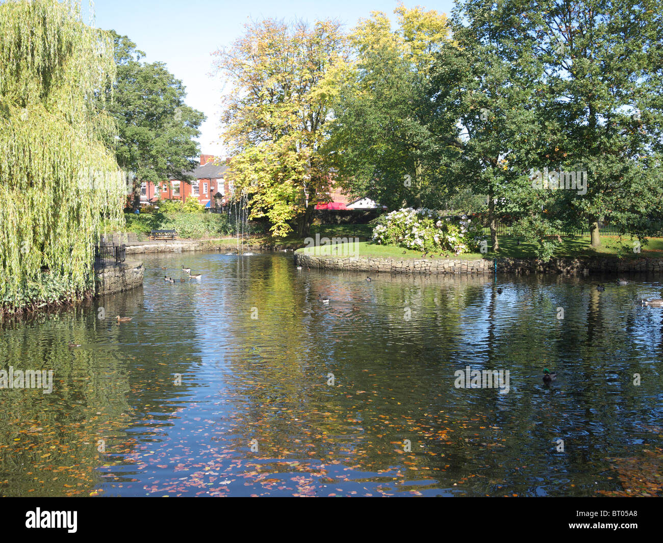 Foxdenton Park, Chadderton, Oldham, Lancashire, England, UK Stock Photo ...