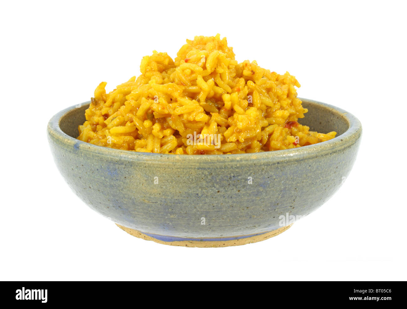 Large serving of spiced rice Stock Photo - Alamy
