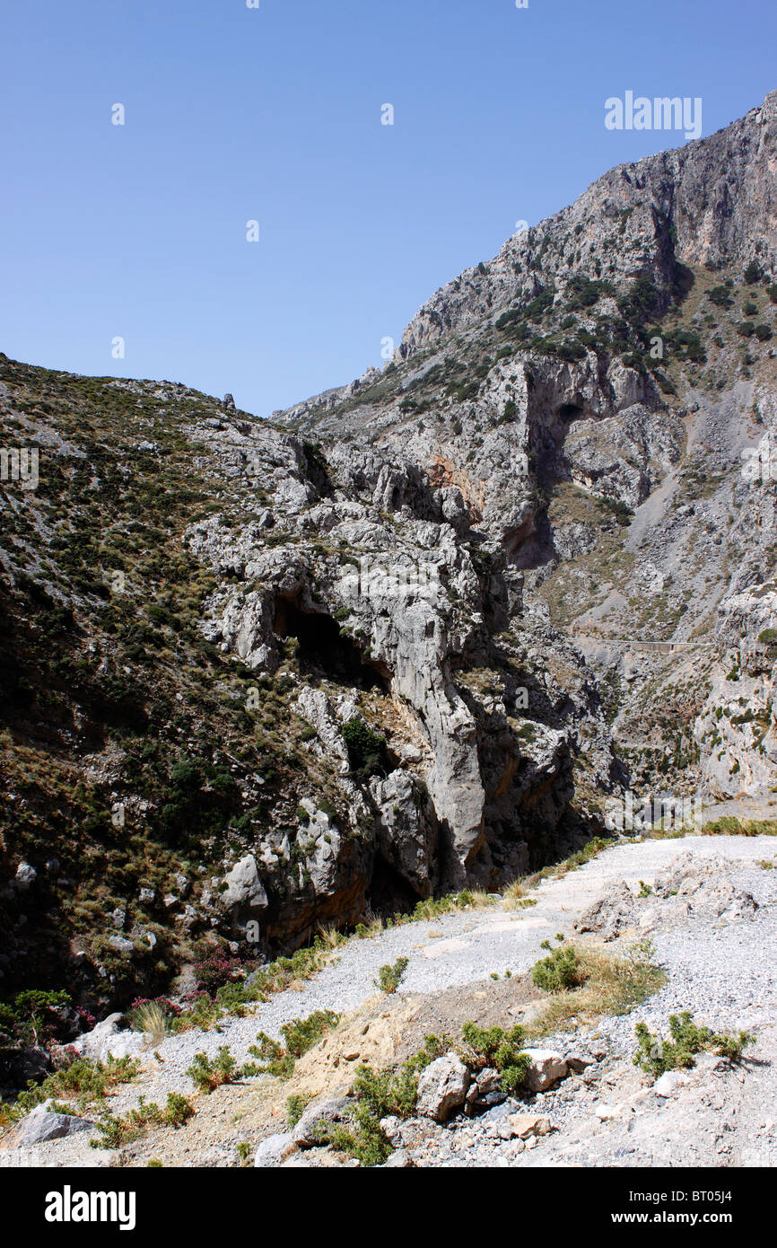 THE KOURTALIOTI RAVINE ON THE GREEK ISLAND OF CRETE Stock Photo - Alamy