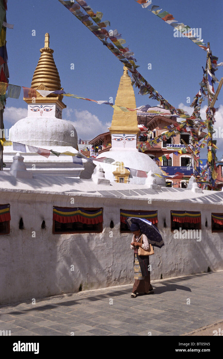 Bodnath stupa, Kathmandu Stock Photo - Alamy