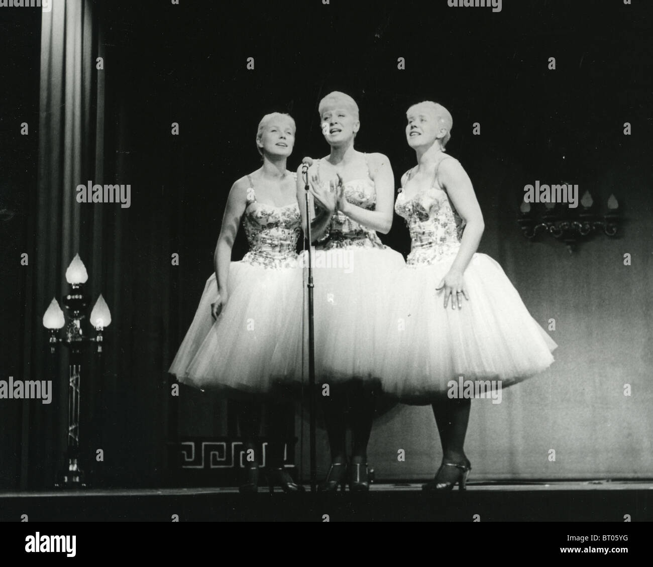 KAYE SISTERS UK pop trio about 1960 Stock Photo - Alamy