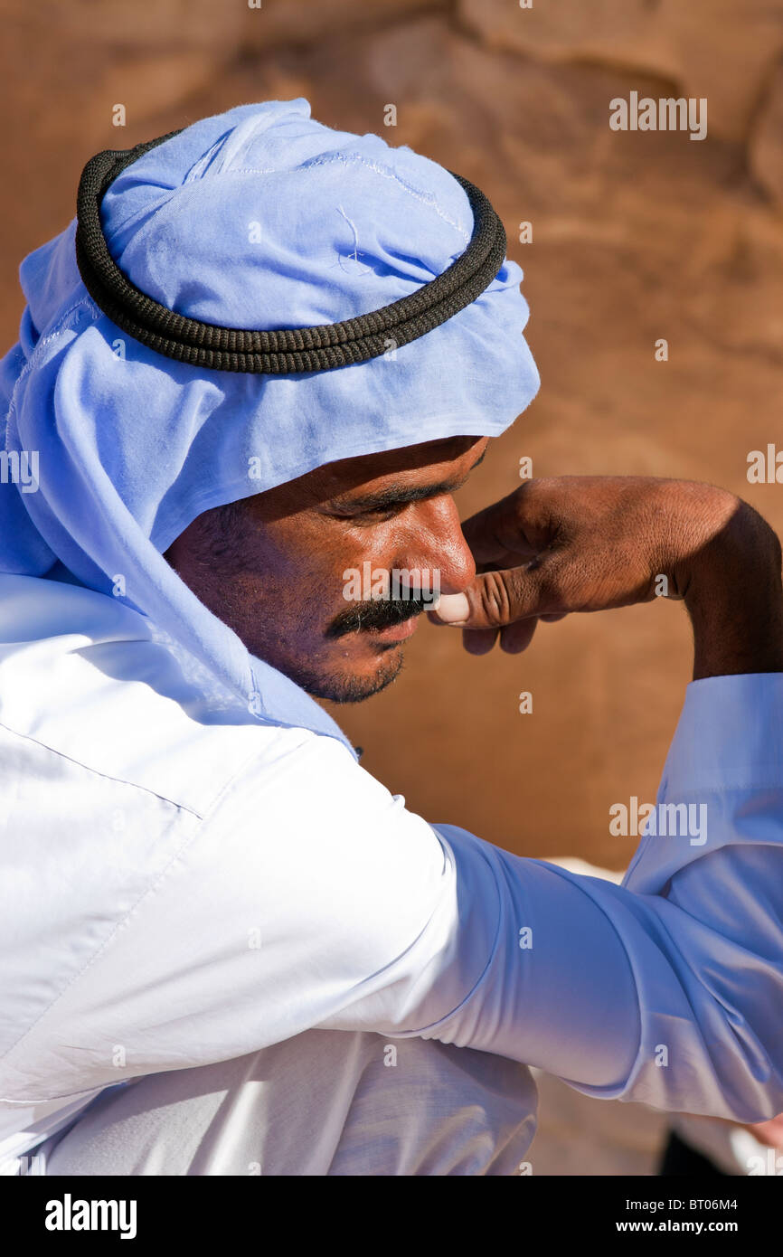 Bedouin man at the White Canyon, Sinai, Egypt Stock Photo - Alamy