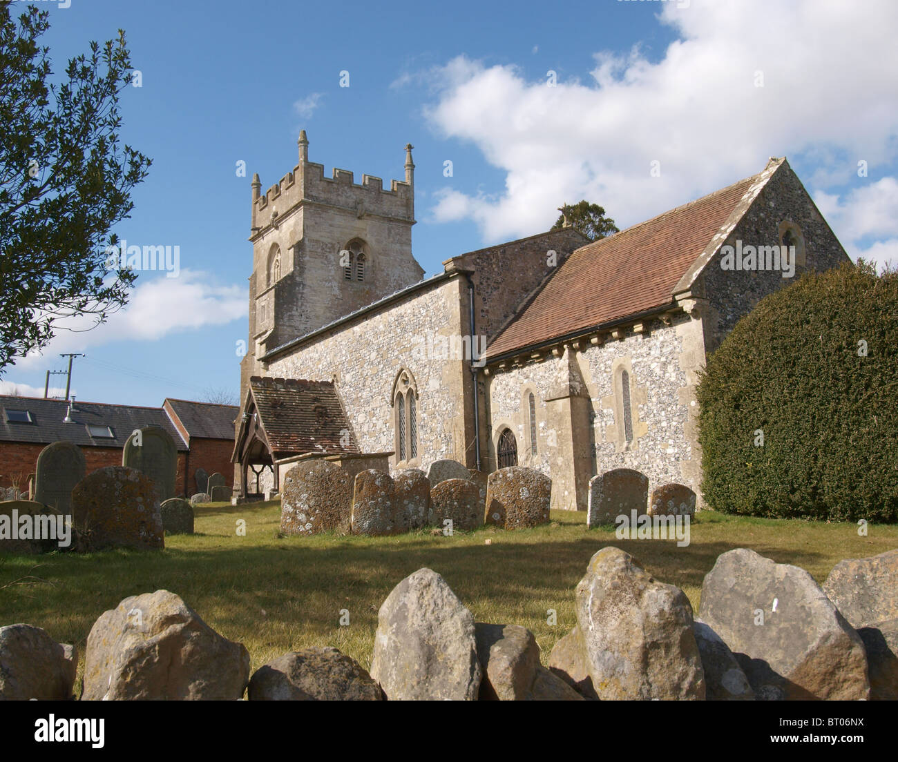 Fyfield Wiltshire, the Church of St Nicholas Stock Photo - Alamy