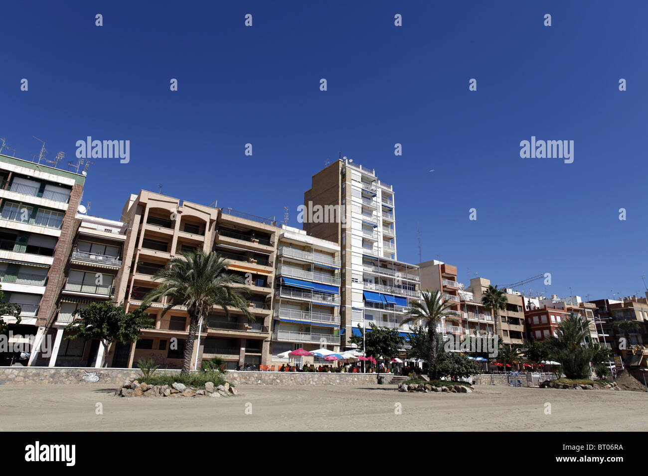 Beach front in the town of Aguilas. Spain Stock Photo - Alamy