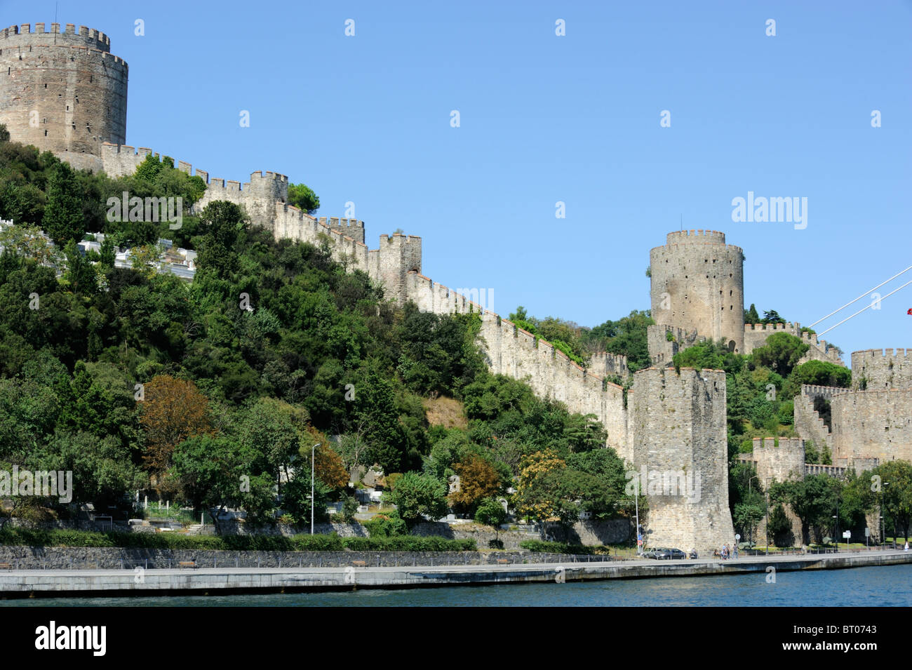 Rumeli Hisari in Sariyer on the Bosphorus Stock Photo - Alamy