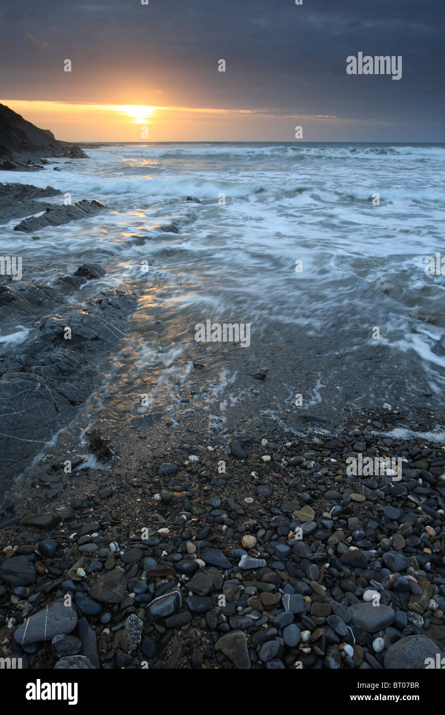 Crackington Haven Beach, North Cornwall, England, UK Stock Photo - Alamy