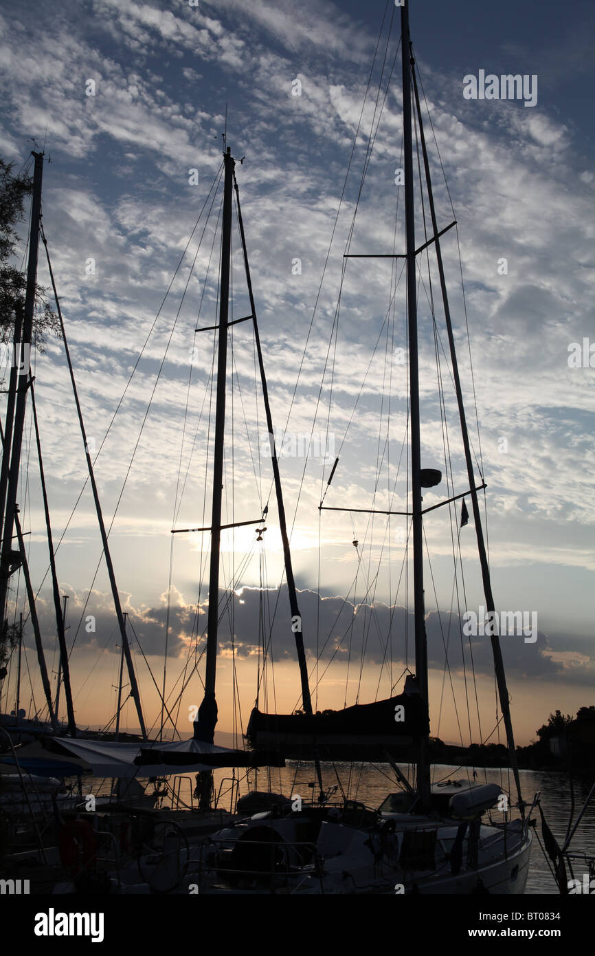 Sailing boat masts hi-res stock photography and images - Alamy