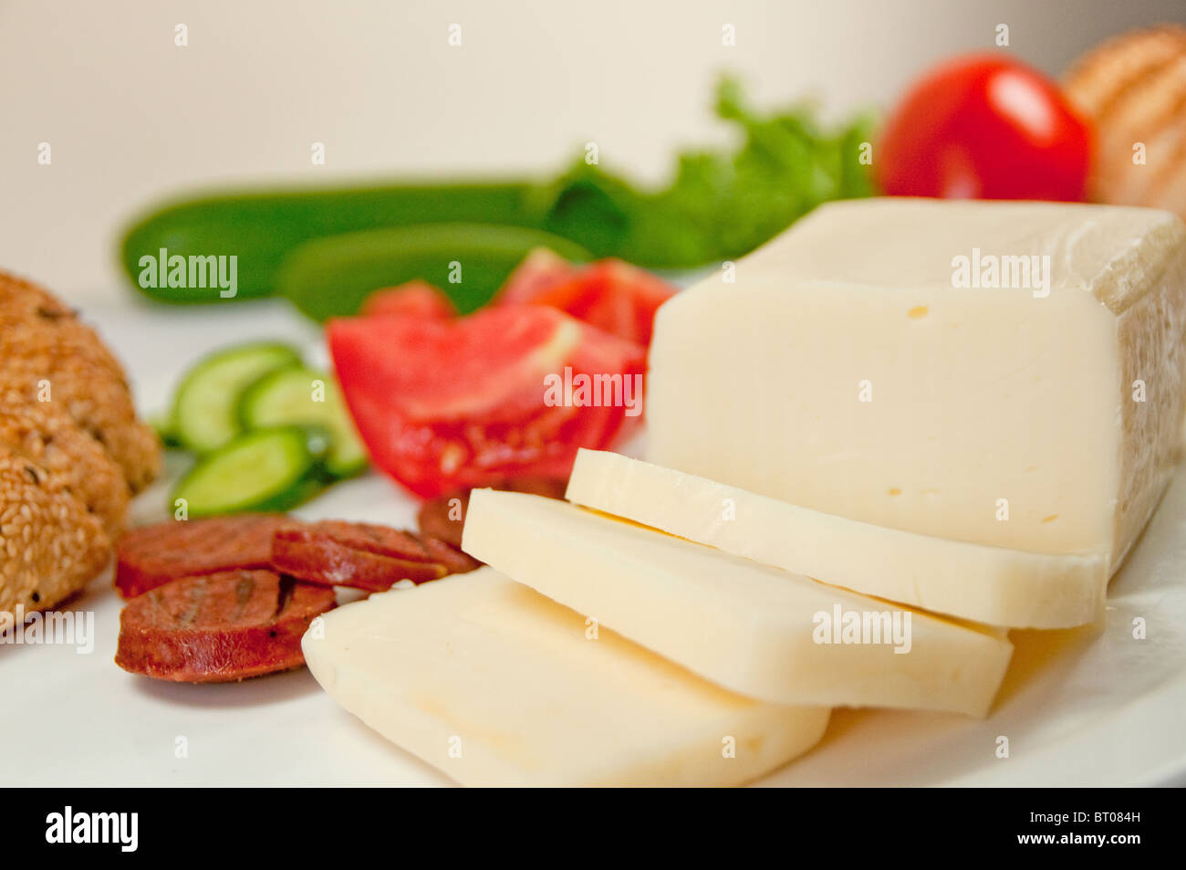 Portion of cheddar cheese hi-res stock photography and images - Alamy