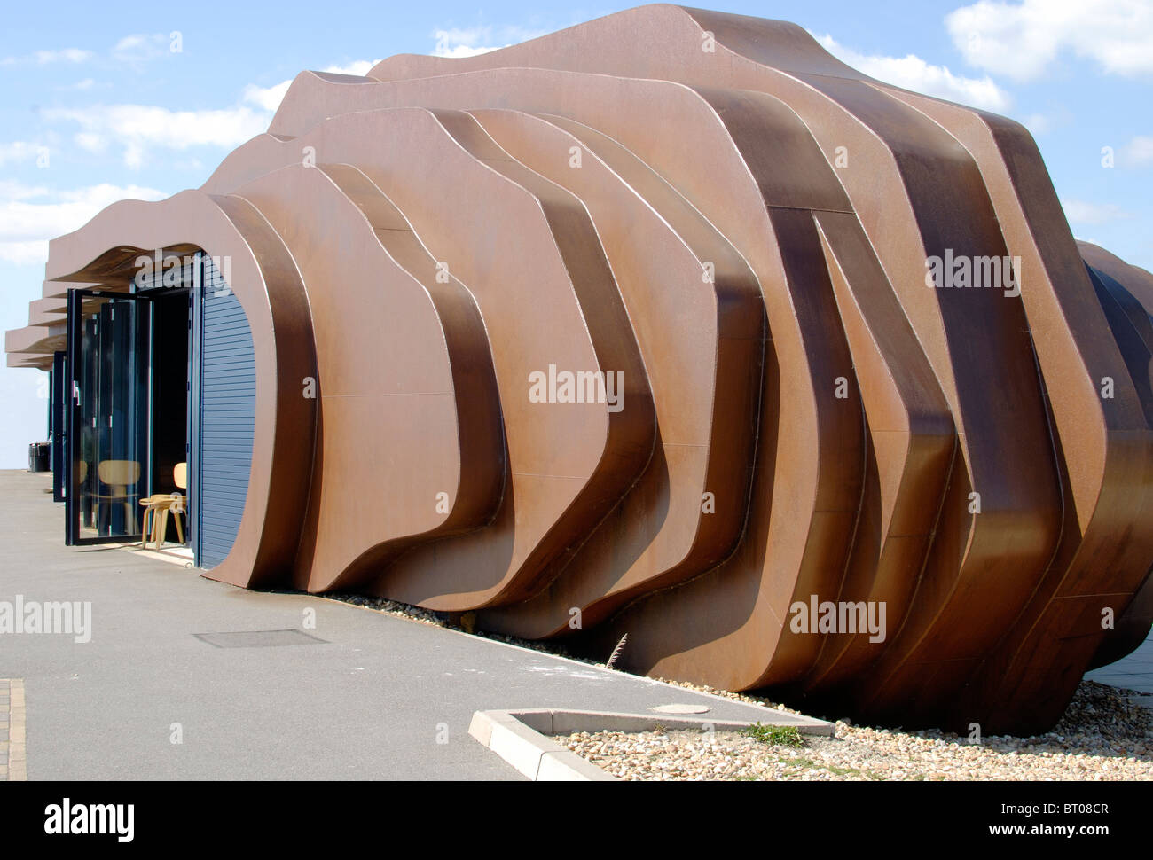 Beach Cafe / restaurant on the promenade. Littlehampton. West Sussex ...