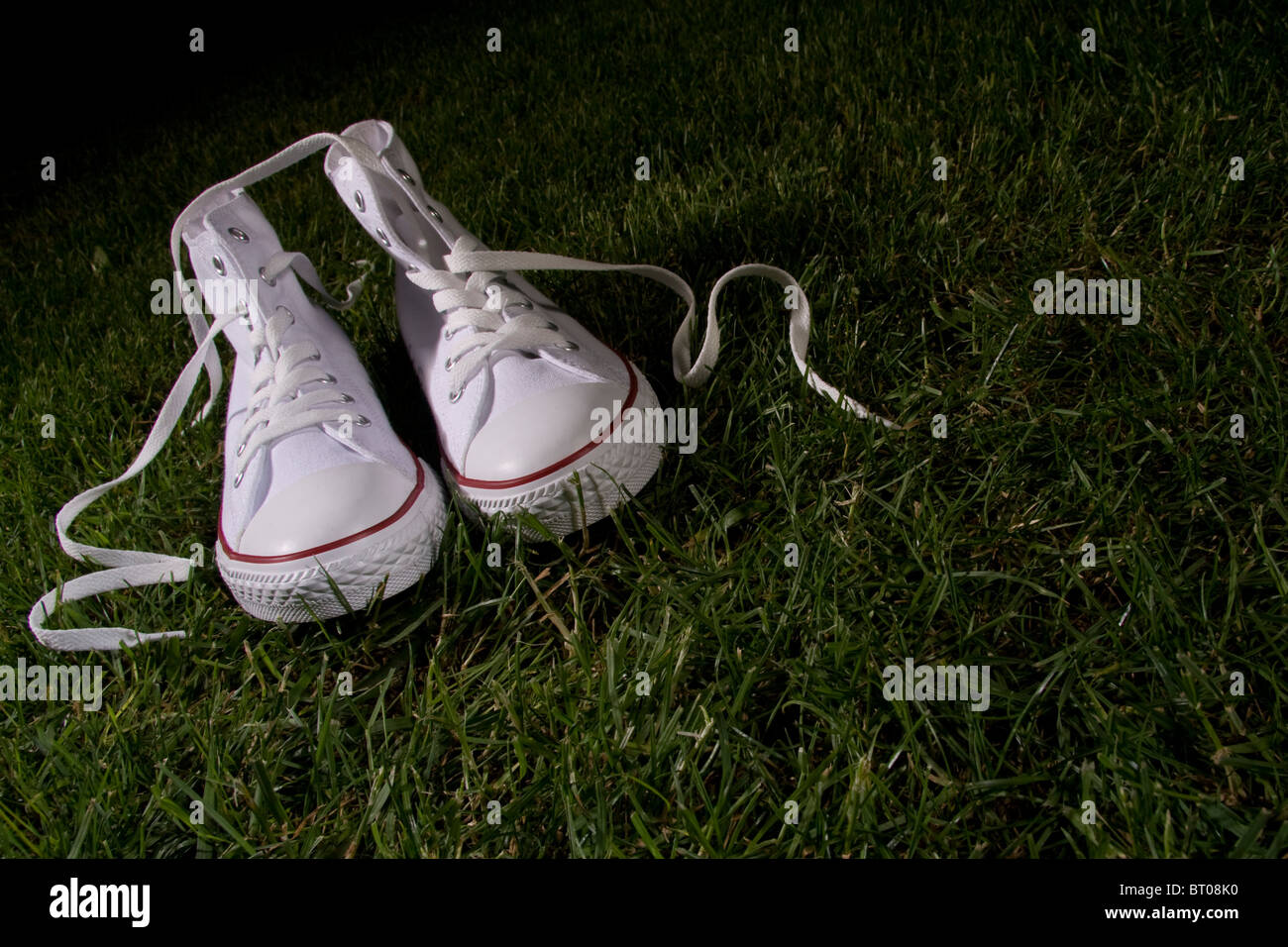 white sport shoes Stock Photo - Alamy