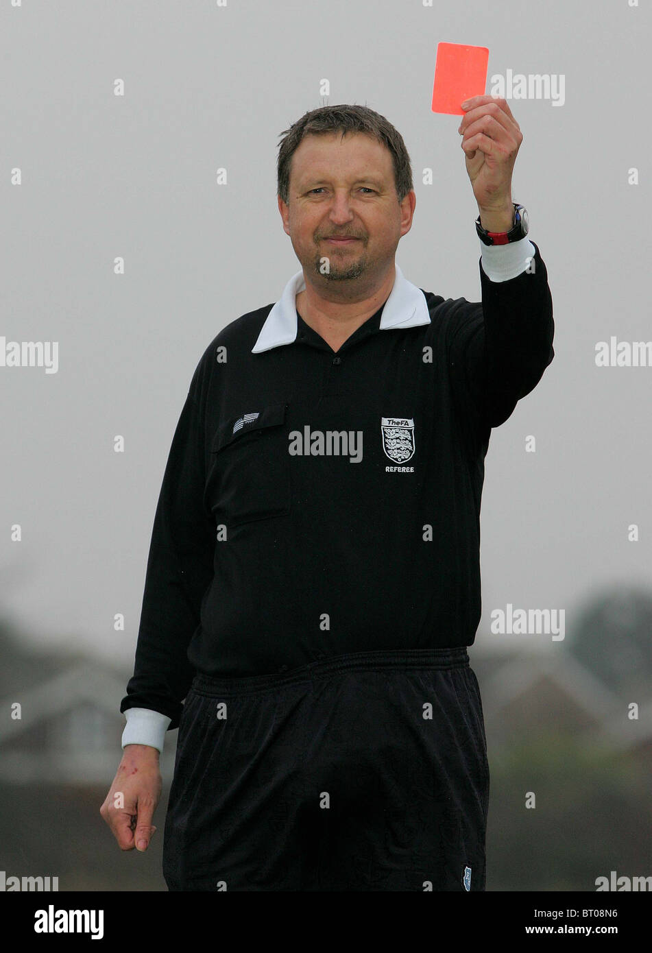 Football red card hi-res stock photography and images - Alamy