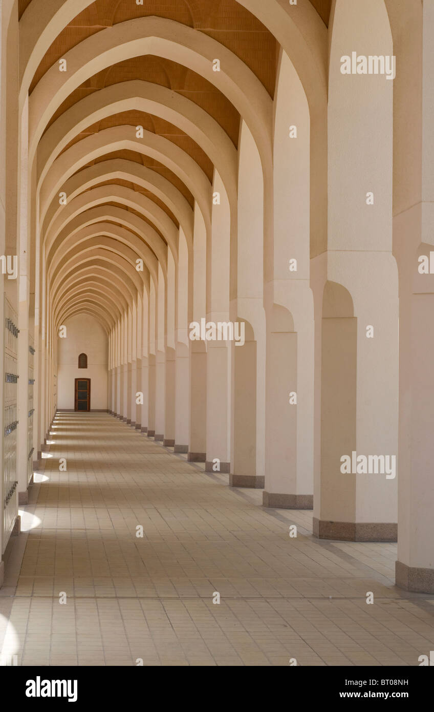 Walkway at one of the mosques (Bir Ali mosque) in Medina, Saudi Arabia ...