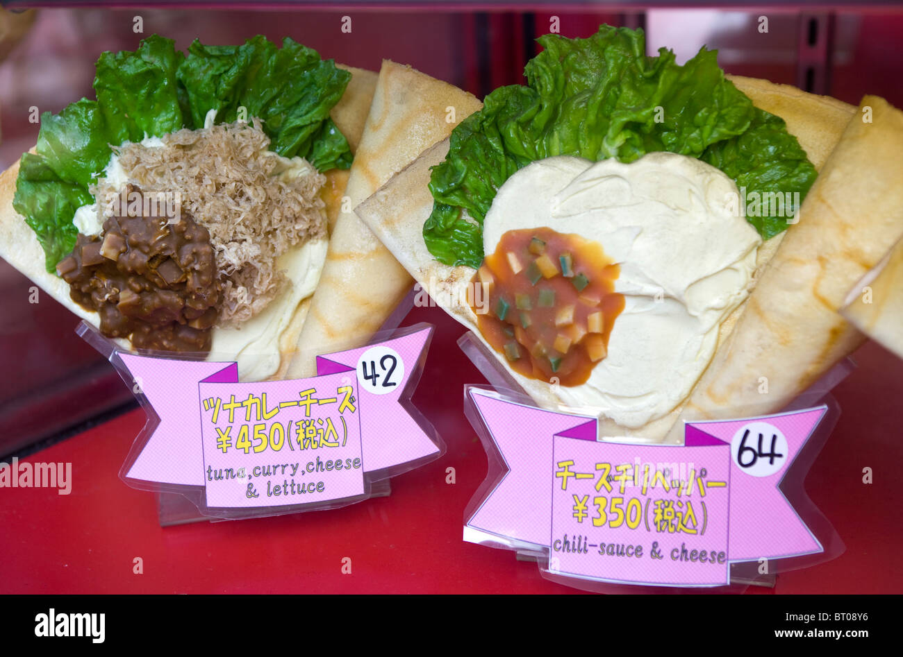 Crepes display hi-res stock photography and images - Alamy