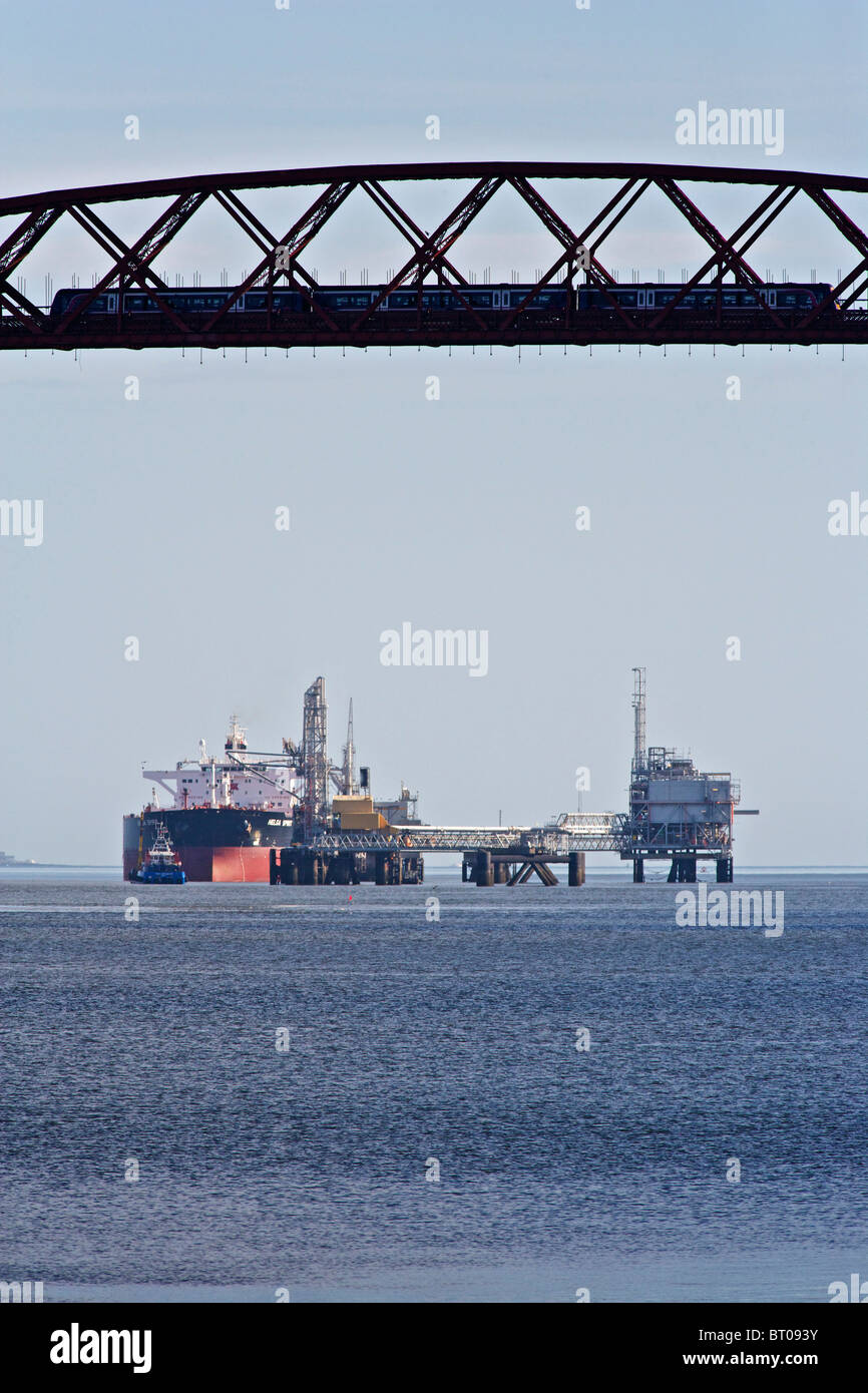 Hound Point Terminal, owned and operated by BP near the south shore of ...