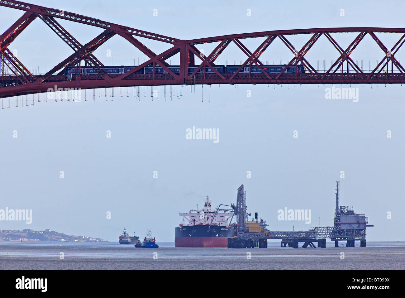 Hound Point Terminal, owned and operated by BP near the south shore of ...