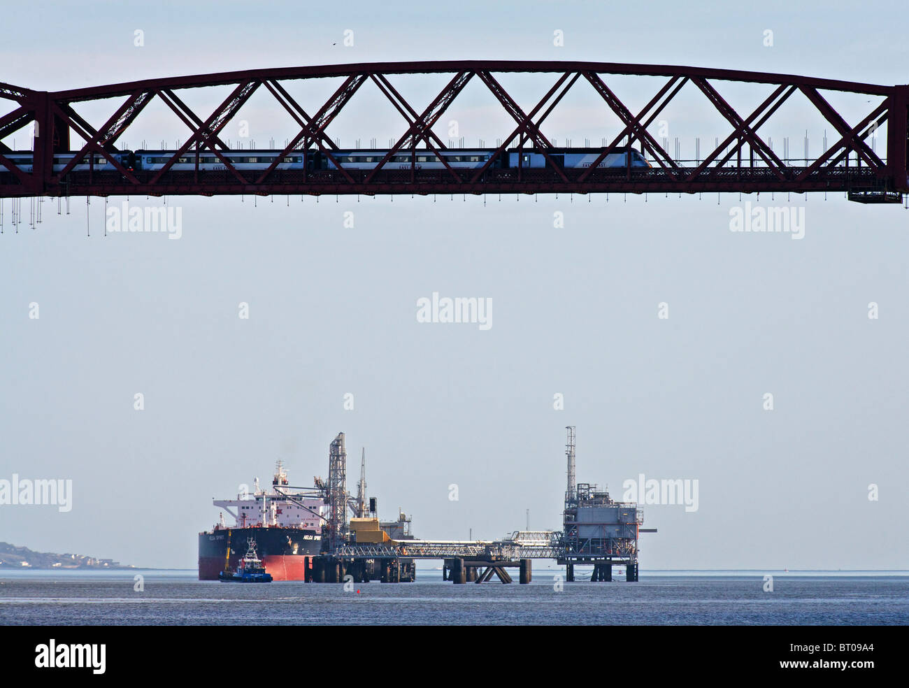 Hound Point Terminal, owned and operated by BP near the south shore of ...