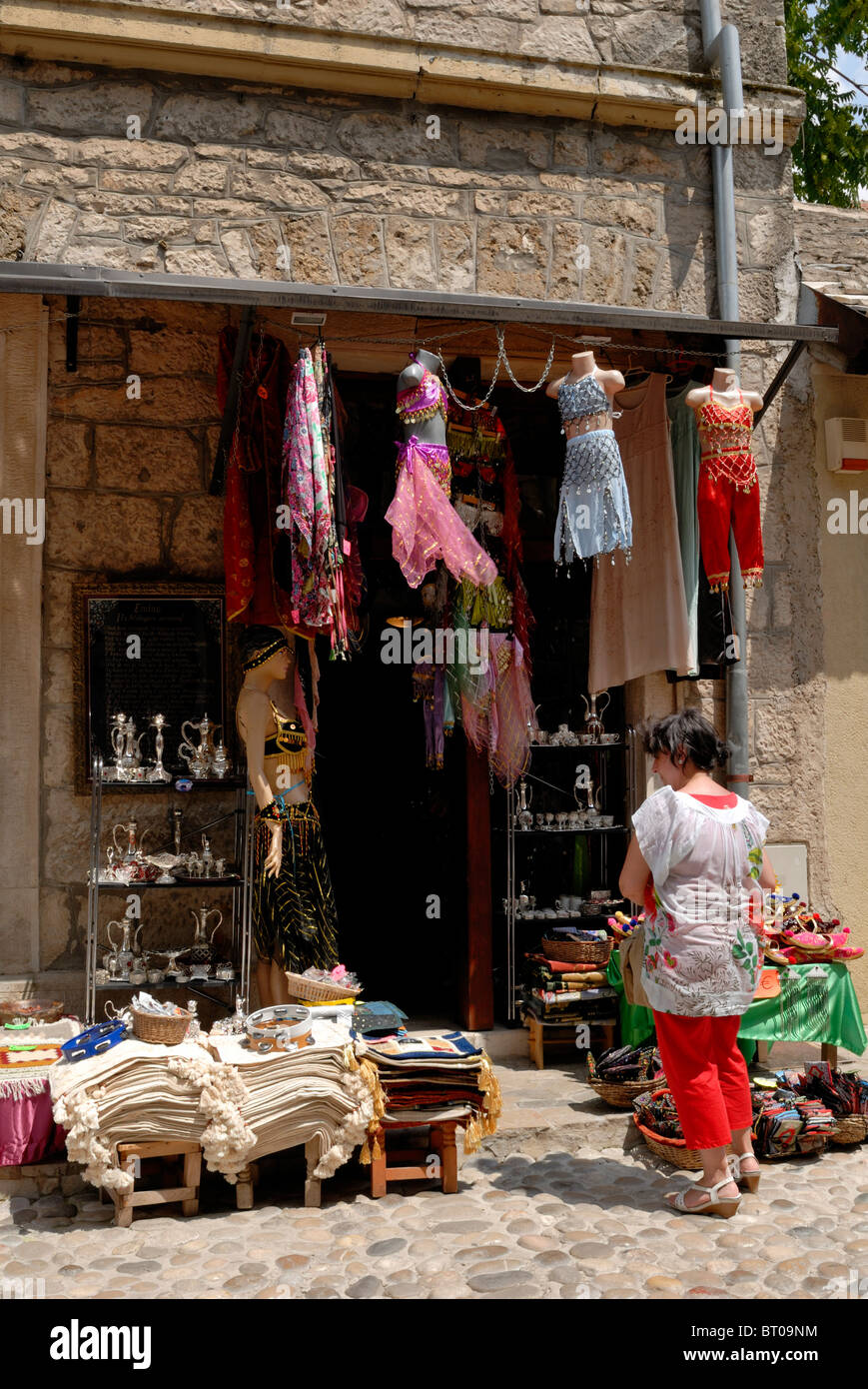 Kujundziluk is famous Bazaar area in the old town of Mostar on the east ...