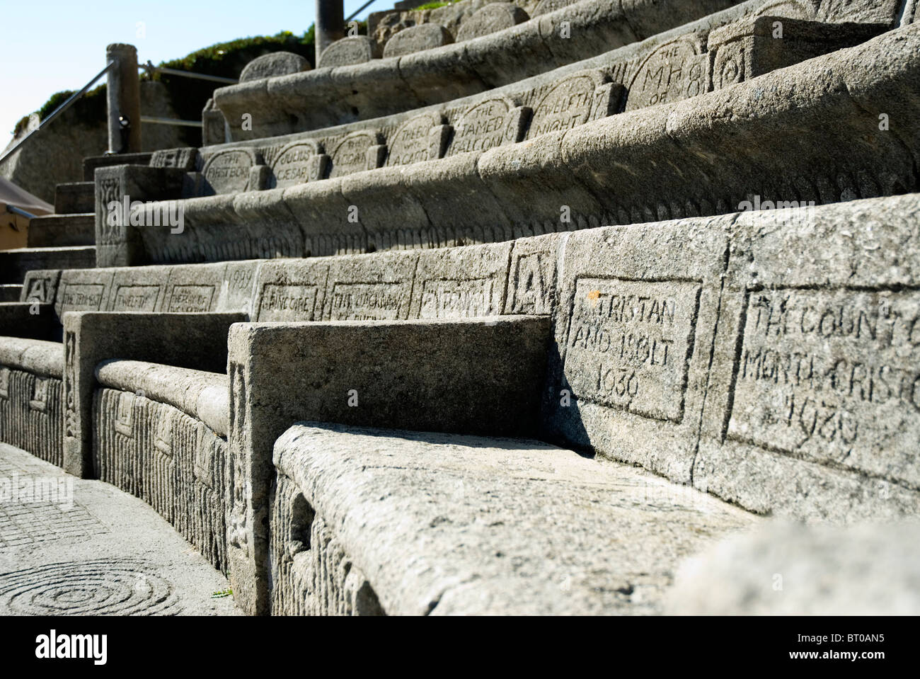 The Minack open air theatre Stock Photo - Alamy