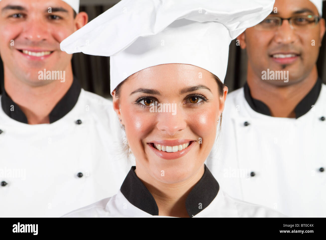 Portrait indian woman chef uniform hi-res stock photography and images ...