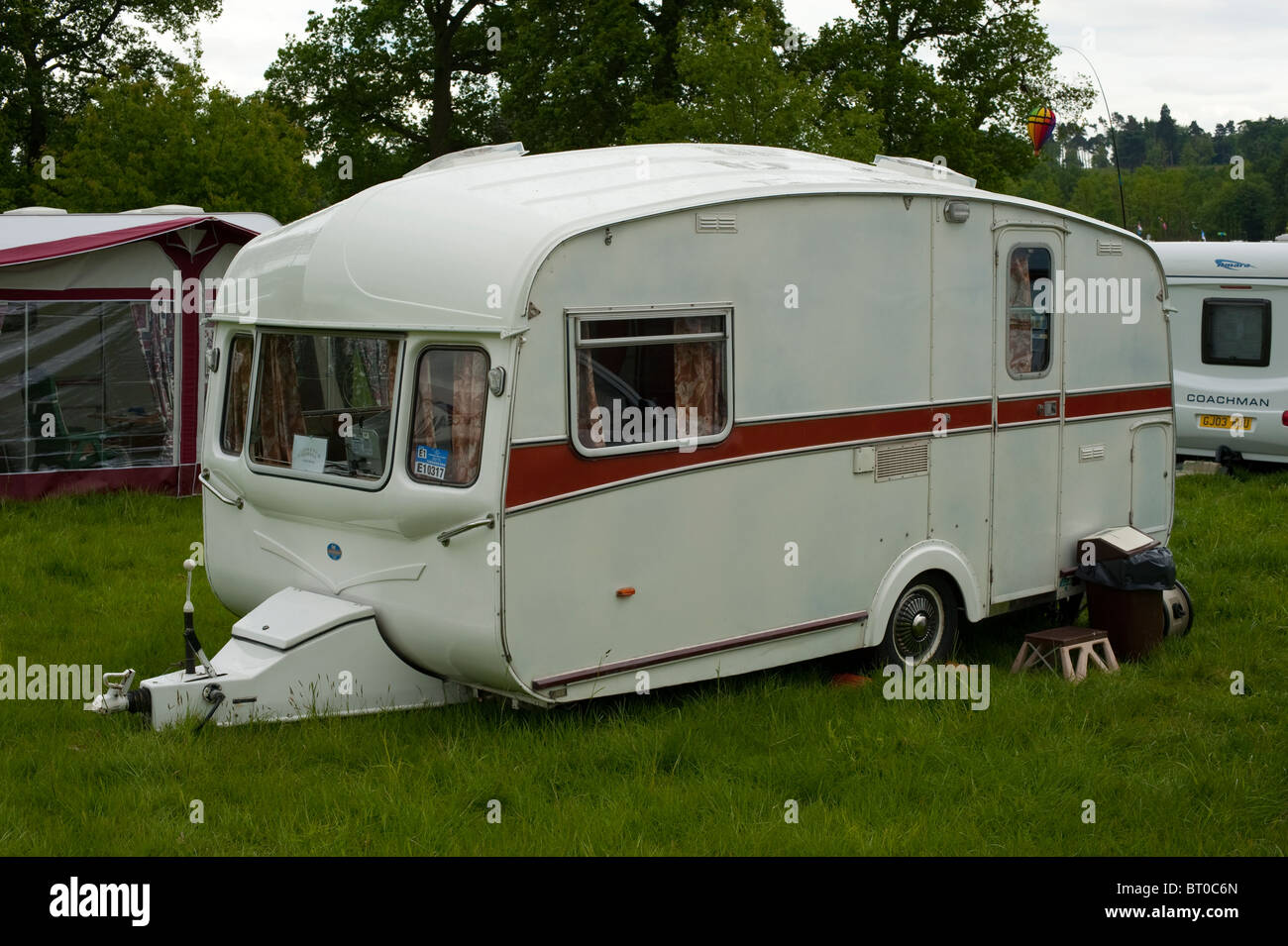 Castleton Roselia 1970s Touring Caravan Stock Photo - Alamy