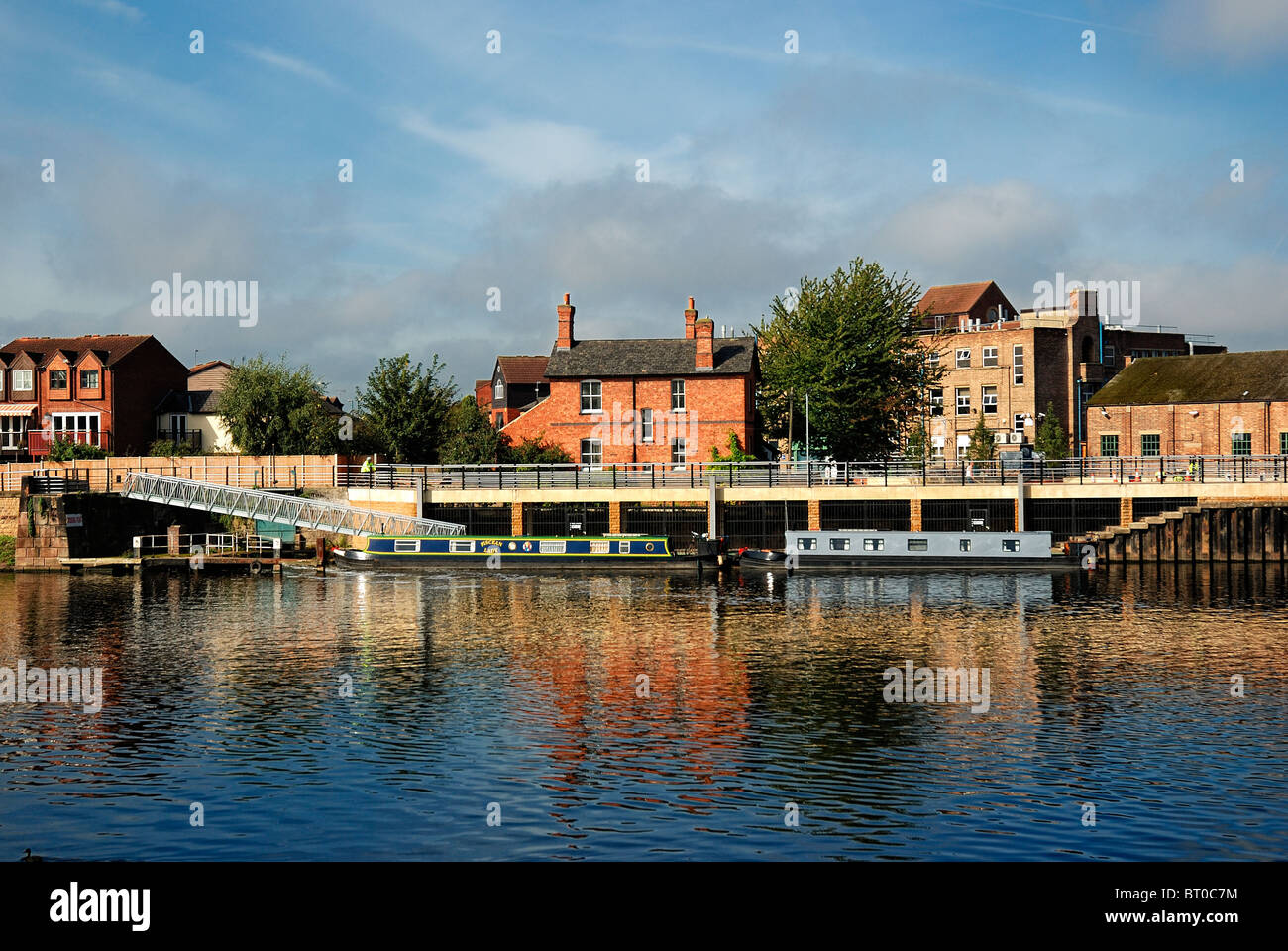river trent nottingham england uk Stock Photo - Alamy