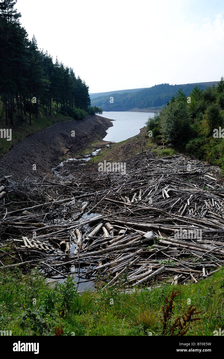 howden dam derwent valley derbyshire england uk Stock Photo - Alamy