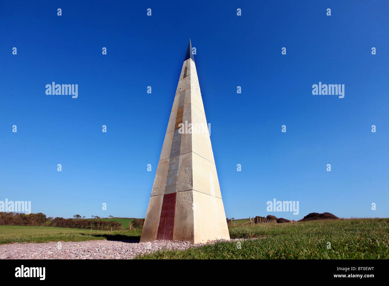 GV of Orcombe Point, a coastal feature in Exmouth, Devon,which marks ...