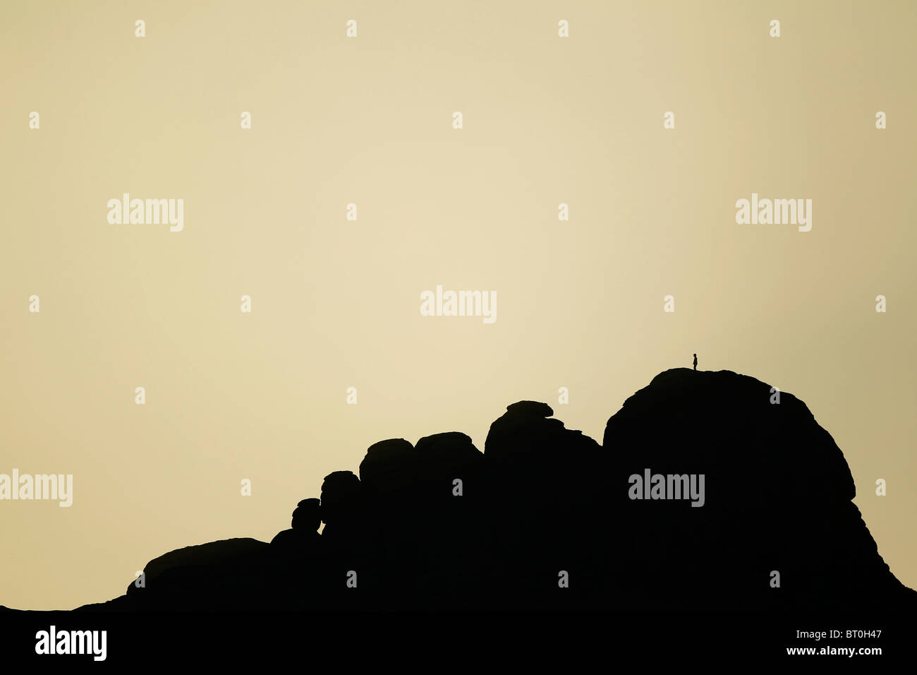 Haytor rock sunset hi-res stock photography and images - Alamy