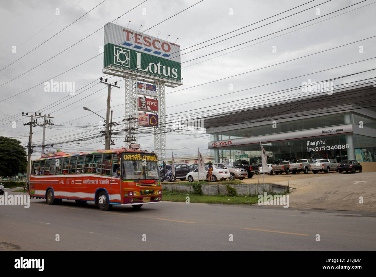Tesco lotus sign hi-res stock photography and images - Alamy