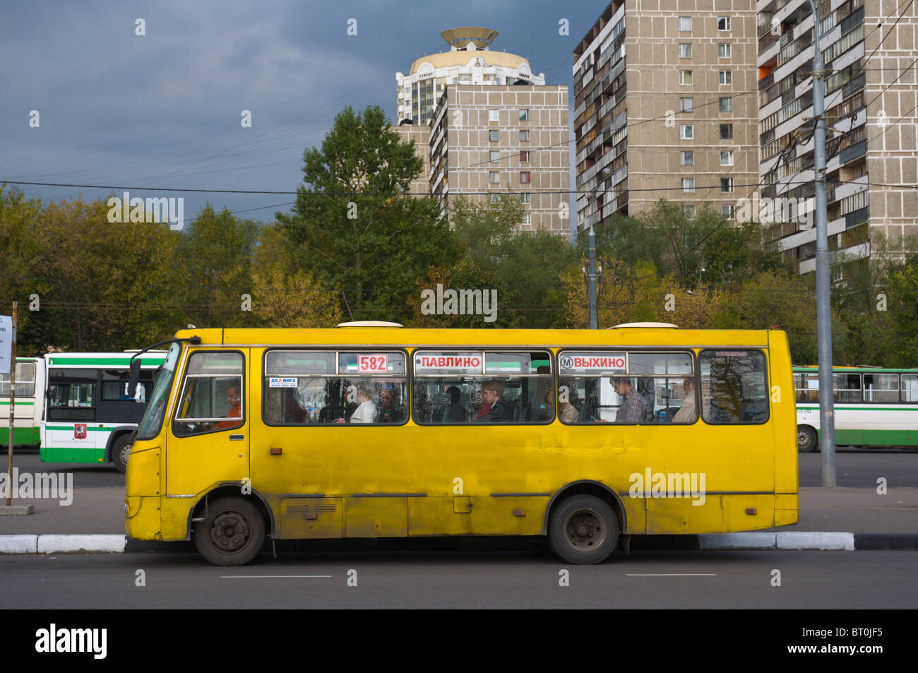 Russian minibus hi-res stock photography and images - Alamy
