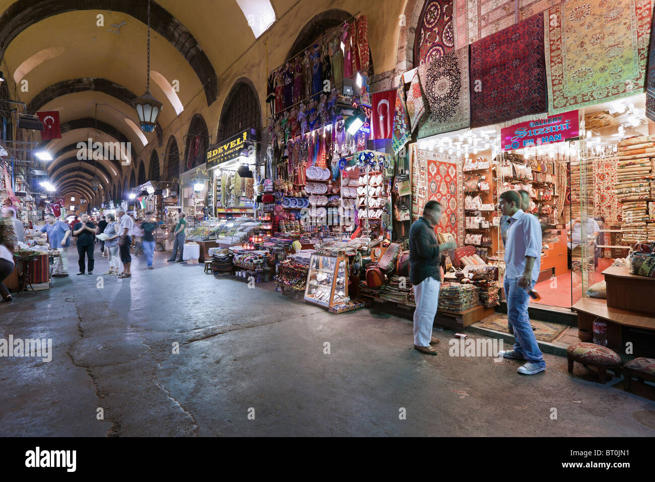 Istanbul, Turkey. Spice Bazaar (aka Egyptian Market) located in the ...